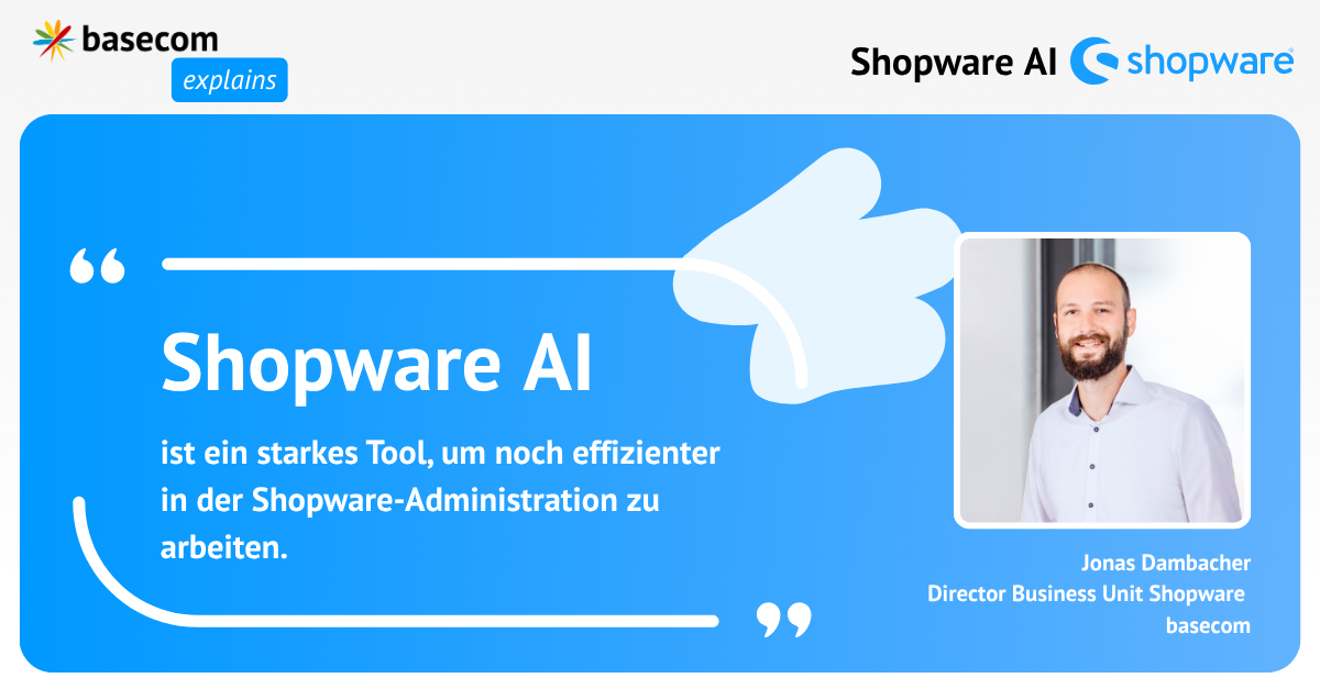 basecom explains: Shopware AI